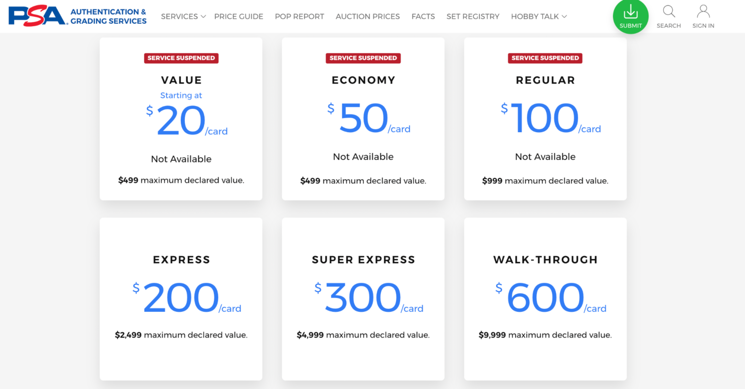 PSA Grading & BGS Grading: A Guide - Public.com