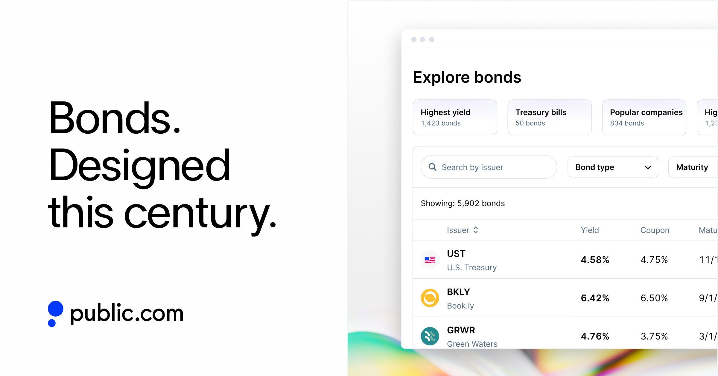 Buy Corporate, Treasury and Municipal Bonds - Public.com