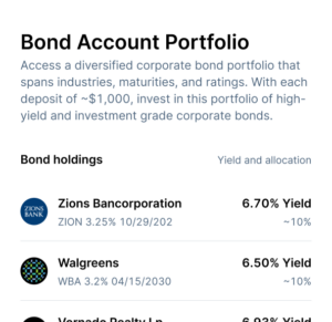 Bond Account - Lock in 5.6% yield - Public.com